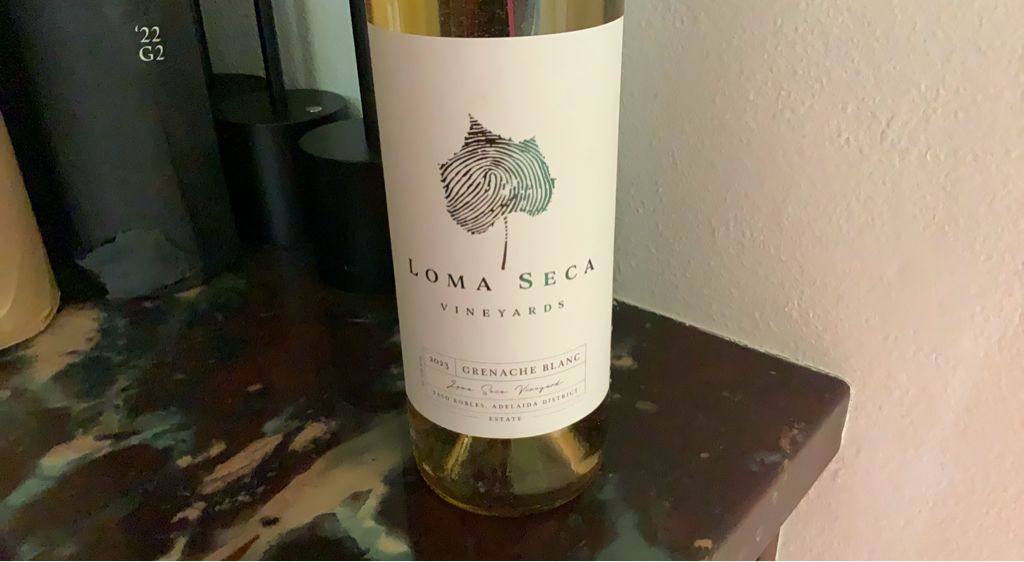 2023 Loma Seca Vineyards Grenache Blanc Loma Seca Vineyard, USA ...