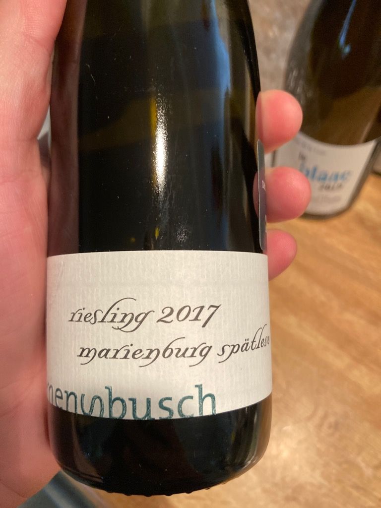 2017 Weingut Clemens Busch Pündericher Marienburg Riesling Spätlese ...