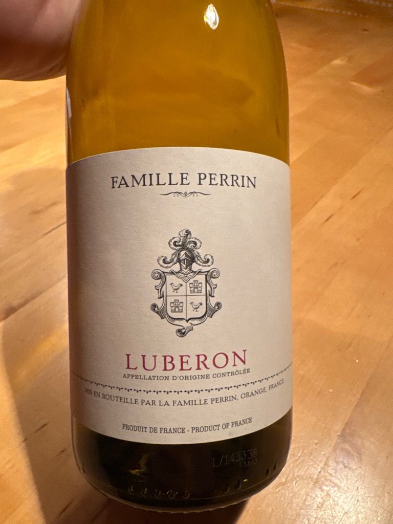 2024 Famille Perrin / Perrin & Fils Luberon Blanc, France, Rhône, Southern Rhône, Luberon ...