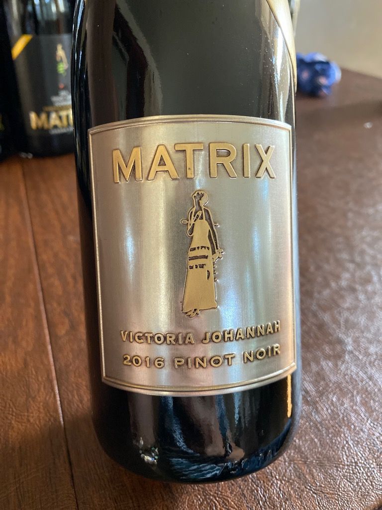 2017 Matrix Pinot Noir Reserve Victoria Johannah Russian River Valley ...