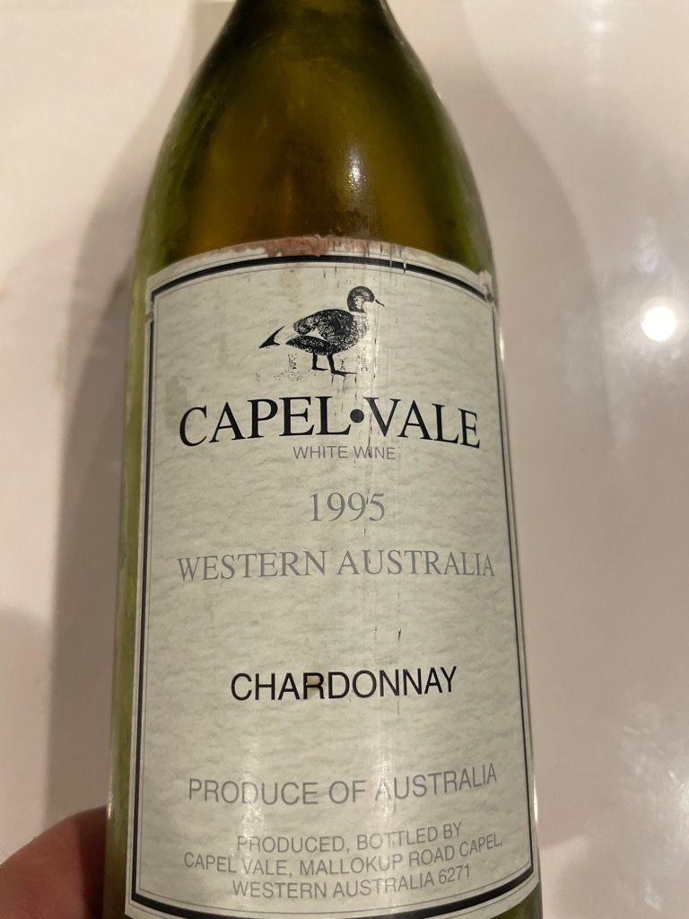 1995 Capel Vale Chardonnay, Australia, Western Australia, South West ...