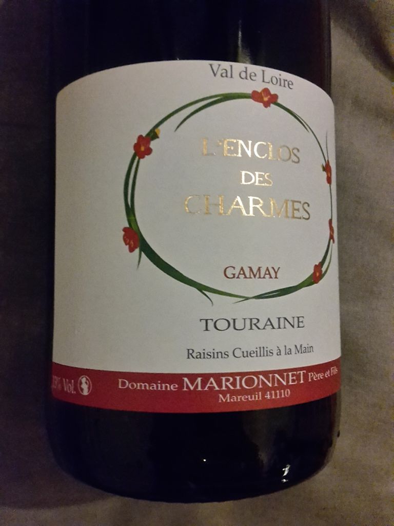 2019 Domaine Marionnet Père et Fils Touraine l'Enclos des charmes ...