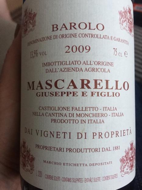 2009 Giuseppe E Figlio Mascarello Barolo, Italy, Piedmont, Langhe, Barolo - CellarTracker
