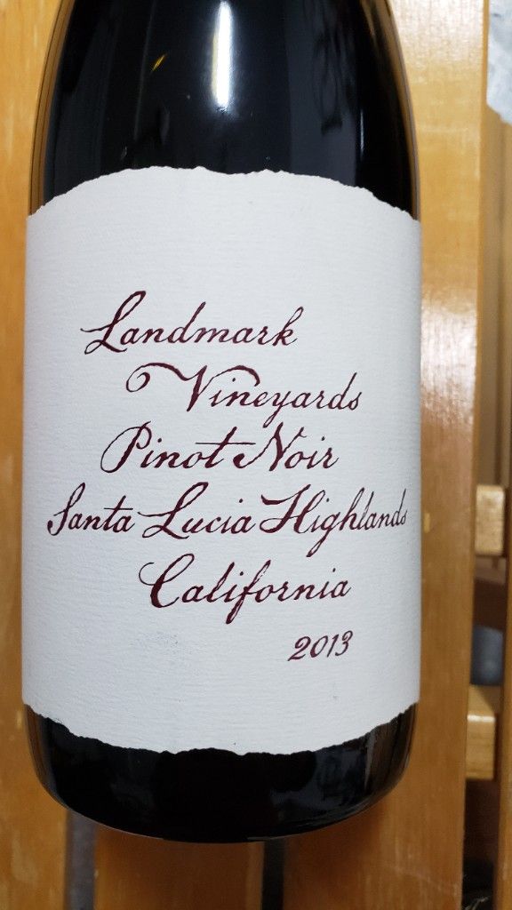 2013 Landmark Pinot Noir Santa Lucia Highlands, USA, California ...