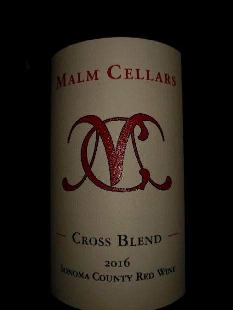 2016 Malm Cellars Cross Blend, USA, California - CellarTracker