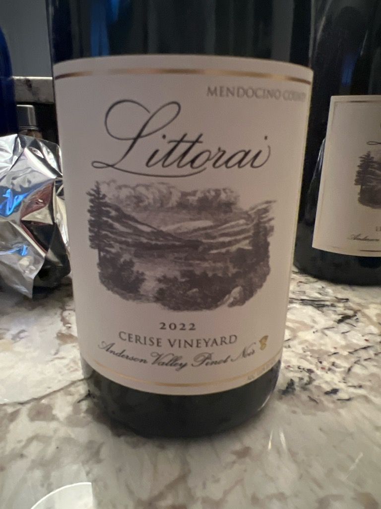 2022 Littorai Pinot Noir Cerise Vineyard, USA, California, North Coast ...
