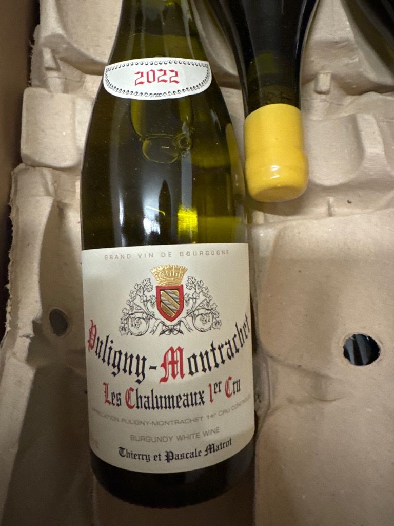 2022 Domaine Matrot Puligny-Montrachet 1er Cru Les Chalumeaux, France ...