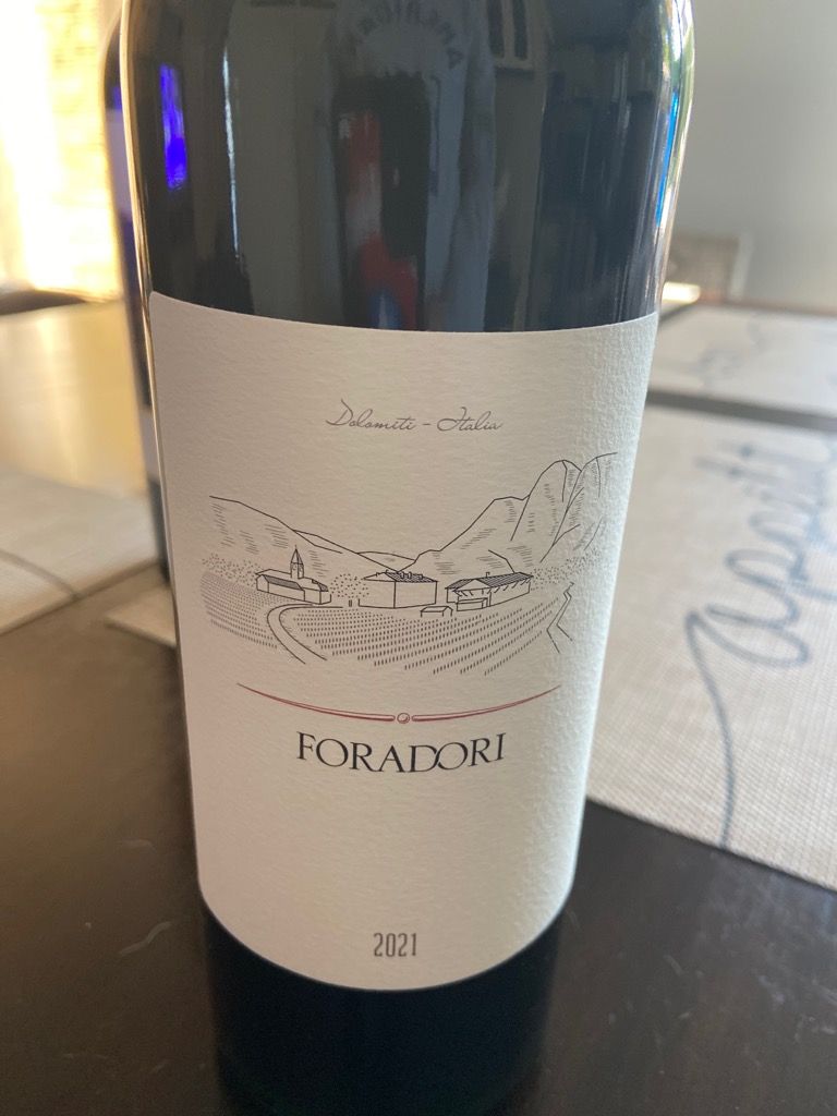 2021 Foradori Teroldego Cilíndrica Morei Vigneti delle Dolomiti IGT ...