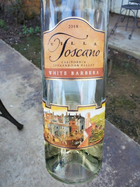 2016 Villa Toscano Barbera White Barbera, USA, California, Sierra ...