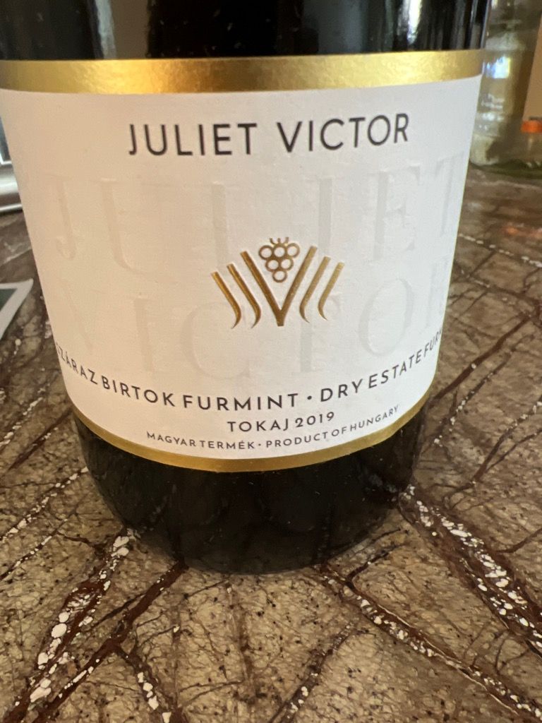 2021 Juliet Victor Winery Furmint Tokaji Estate, Hungary, Tokaji ...