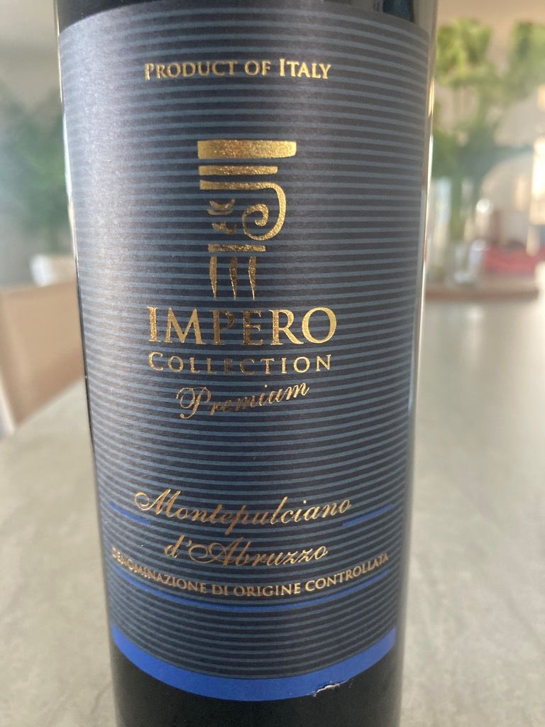 2022 Impero Collection Montepulciano d'Abruzzo Premium, Italy, Abruzzi, Montepulciano d'Abruzzo ...
