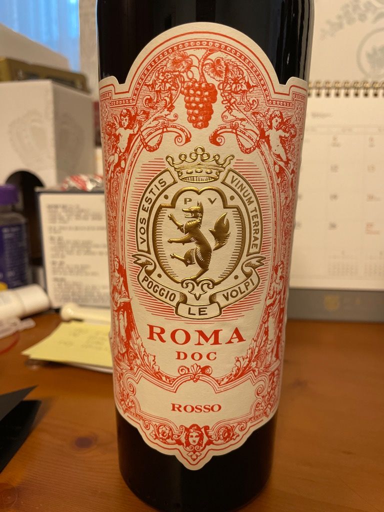 2020 Poggio Le Volpi Roma, Italy, Latium, Roma - CellarTracker