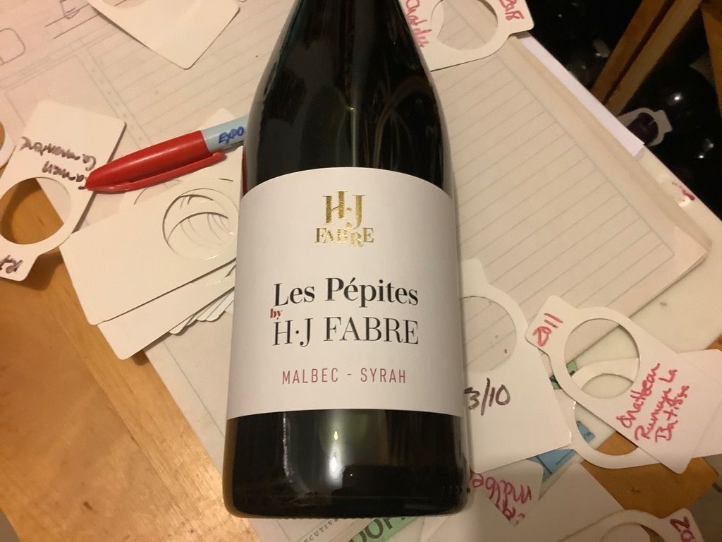 2020 H J. Fabre Les Pépites Malbec - Syrah, France, Vin de France ...