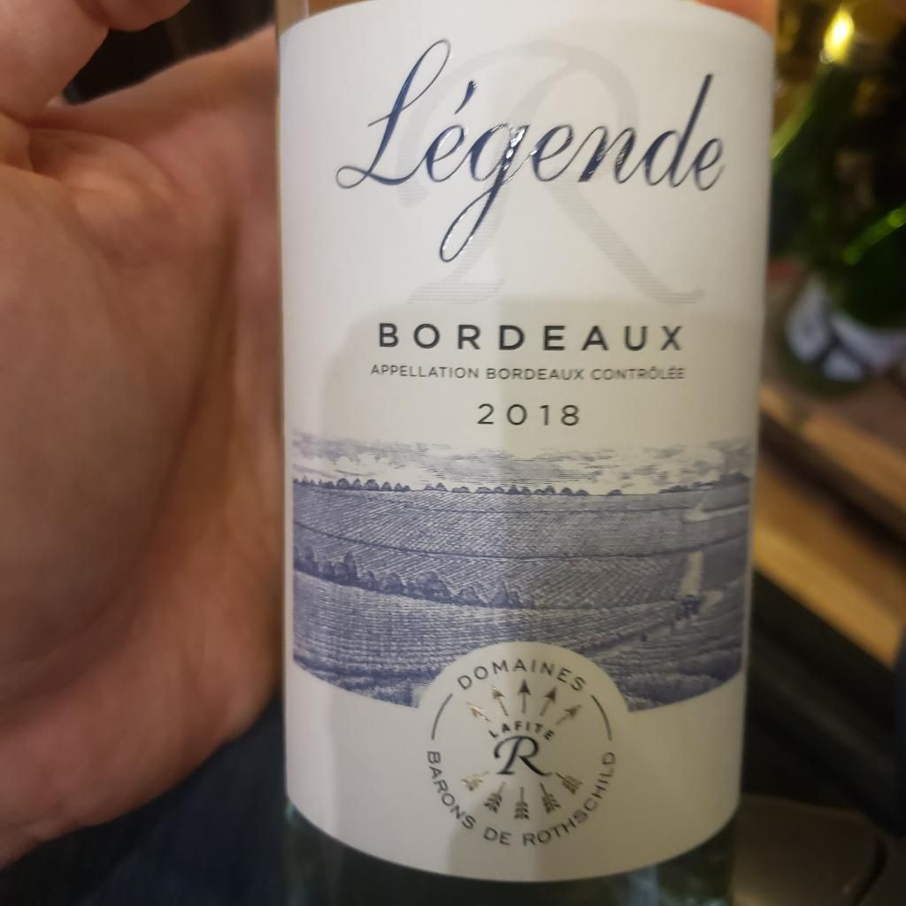 2018 Barons de Rothschild (Lafite) Bordeaux Les Légendes, France ...