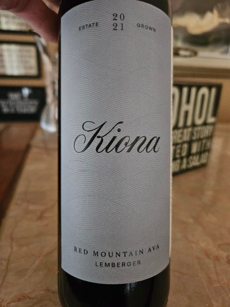 2022 Kiona Lemberger Estate Red Mountain/Kiona Vineyards, USA ...