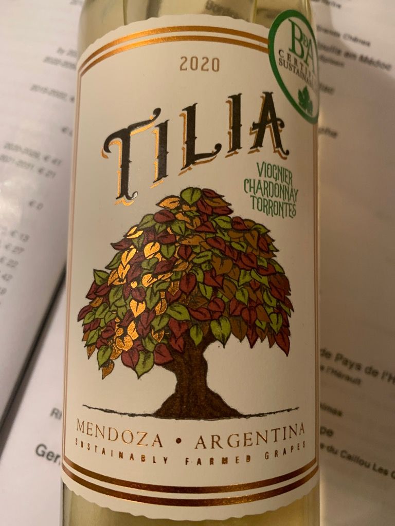 2021 Tilia Torrontés, Argentina, Valles Calchaquíes, Salta - CellarTracker
