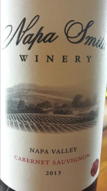 2013 Napa Smith Cabernet Sauvignon, USA, California, Napa Valley ...