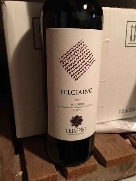 2017 Giovanni Chiappini Bolgheri Felciaino, Italy, Tuscany, Bolgheri ...