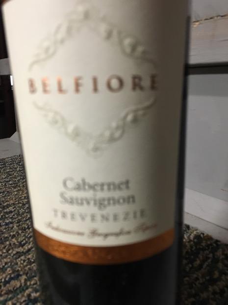 2018 Belfiore Cabernet Sauvignon, Italy, Delle Venezie - CellarTracker