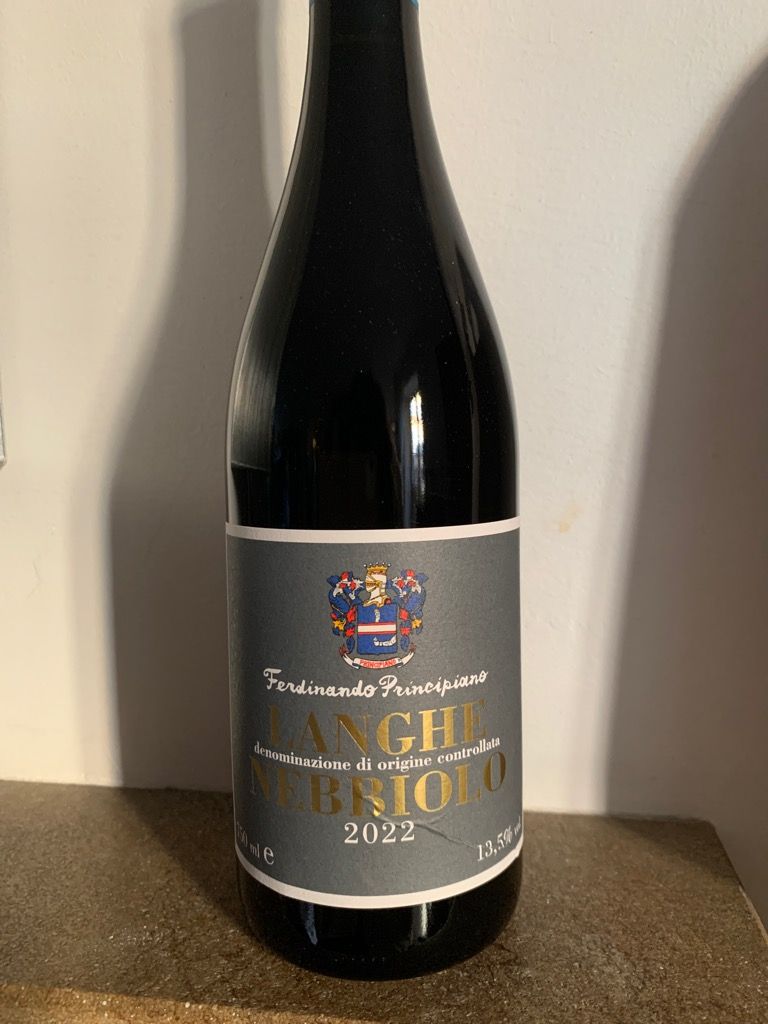 2022 Ferdinando Principiano Langhe Nebbiolo, Italy, Piedmont, Langhe ...