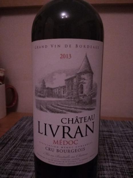 2013 Château Livran, France, Bordeaux, Médoc - CellarTracker