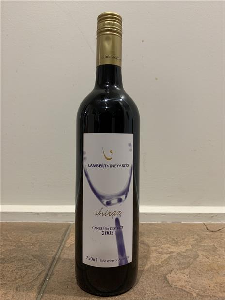 2002 Lambert Vineyards Shiraz, Australia, New South Wales, Southern New ...