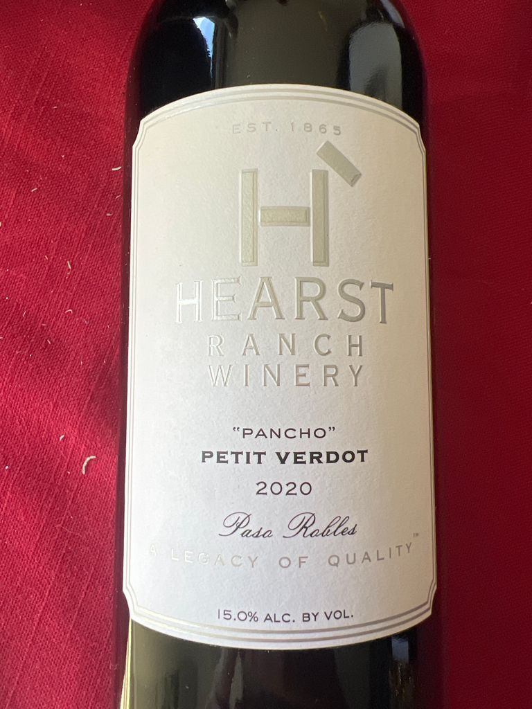 2021 Hearst Ranch Winery Petit Verdot Pancho, USA, California, Central ...