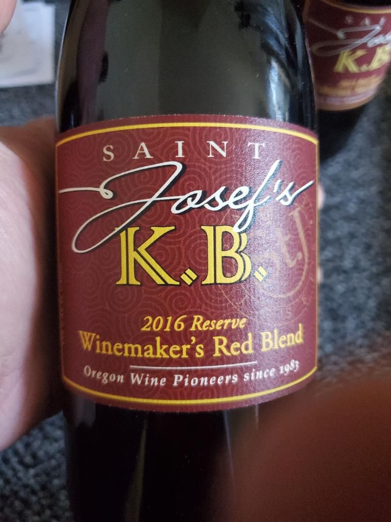 2016 St. Josef's KB Winemakers Red Barrel Select, USA, Oregon ...