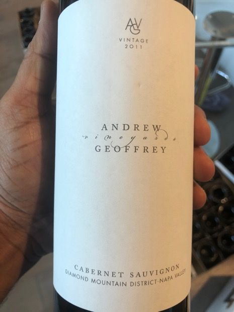 2015 Andrew Geoffrey Cabernet Sauvignon Diamond Mountain, USA ...
