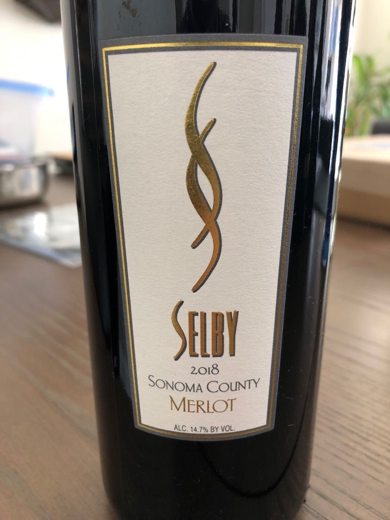 2018 Selby Merlot Sonoma County, USA, California, Sonoma County ...