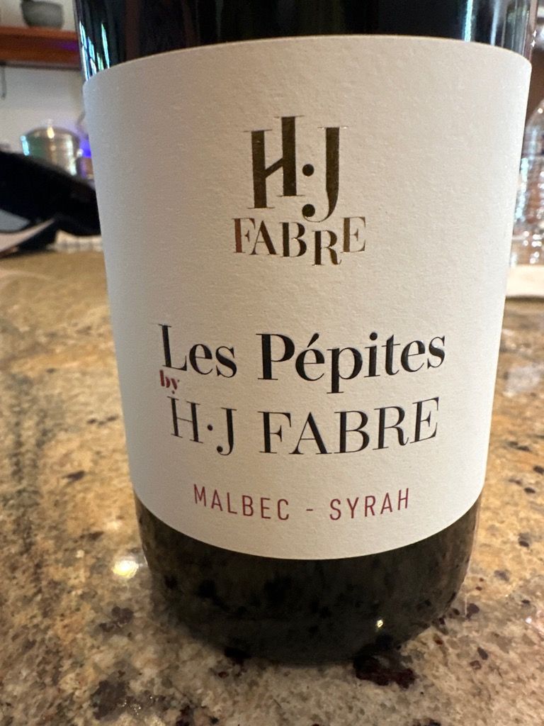 2023 H J. Fabre Les Pépites Malbec - Syrah, France, Vin de France ...