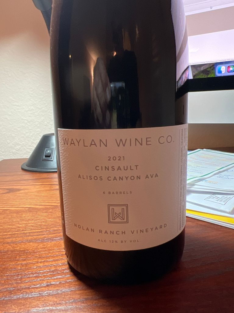 2021 Waylan Wine Co. Cinsault Nolan Ranch Vineyard, USA, California ...