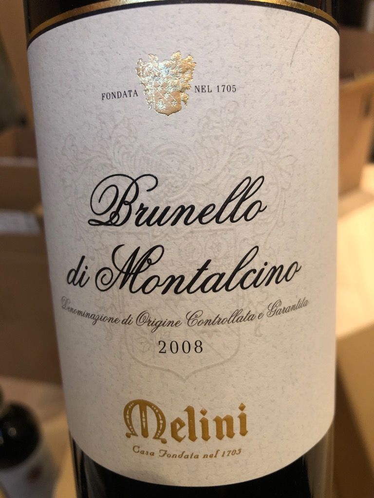2008 Melini Brunello di Montalcino, Italy, Tuscany, Montalcino ...