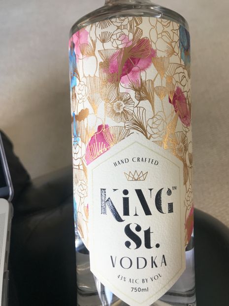 NV 43 King Spirits King St Vodka, 43%, USA, California, Central Coast ...