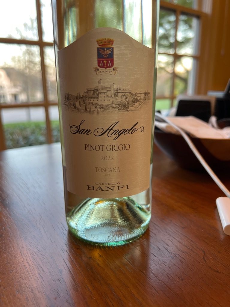 2022 Castello Banfi Pinot Grigio San Angelo Toscana IGT, Italy, Tuscany ...