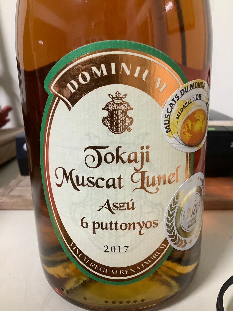 2017 Pannon Dominium Tokaji Aszú 6 Puttonyos, Hungary, Tokaji ...