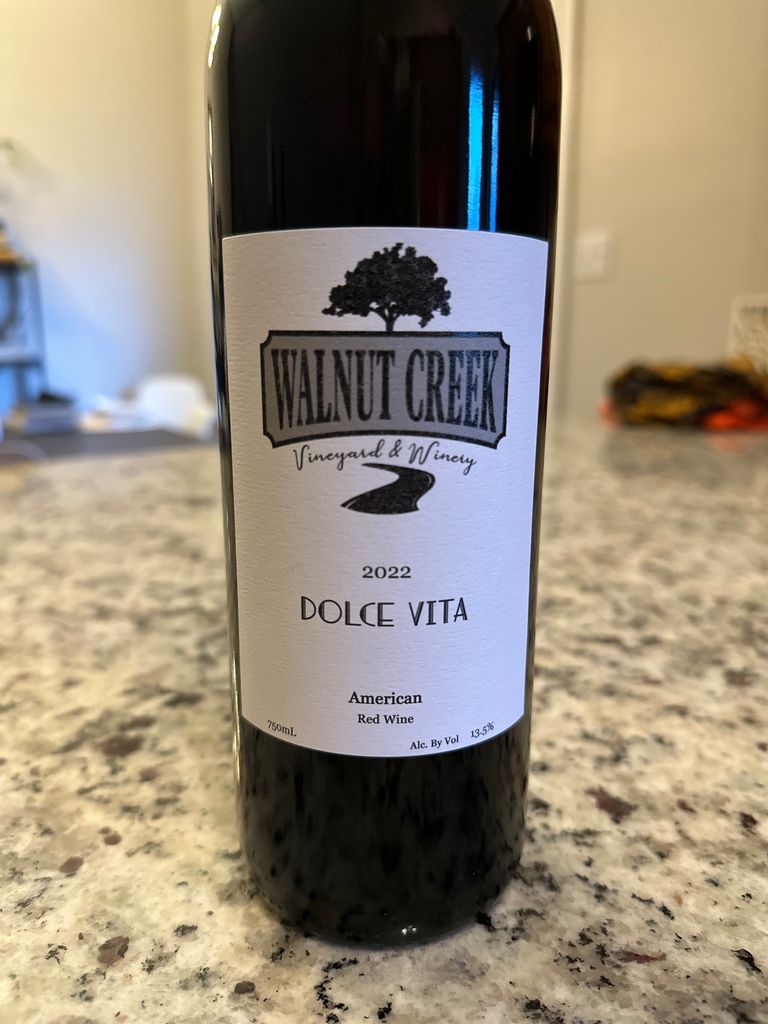 2022 Walnut Creek Vineyard & Winery Dolce Vita, USA, Missouri ...