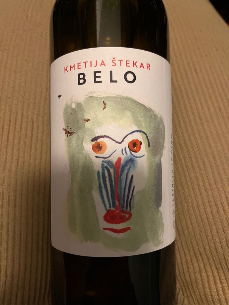 2018 Kmetija Štekar Belo, Slovenia, Primorska, Goriška Brda - CellarTracker