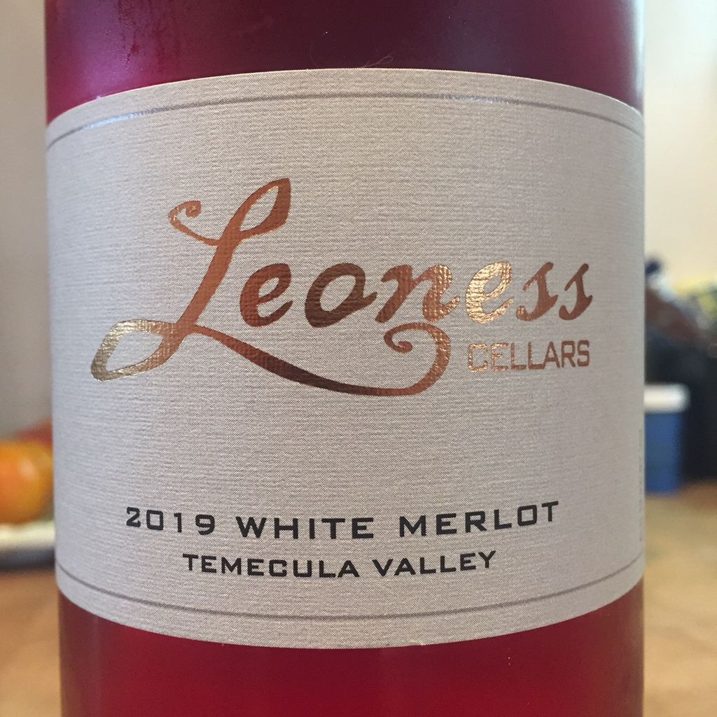 2019 Leoness Cellars White Merlot Temecula Valley, USA, California ...