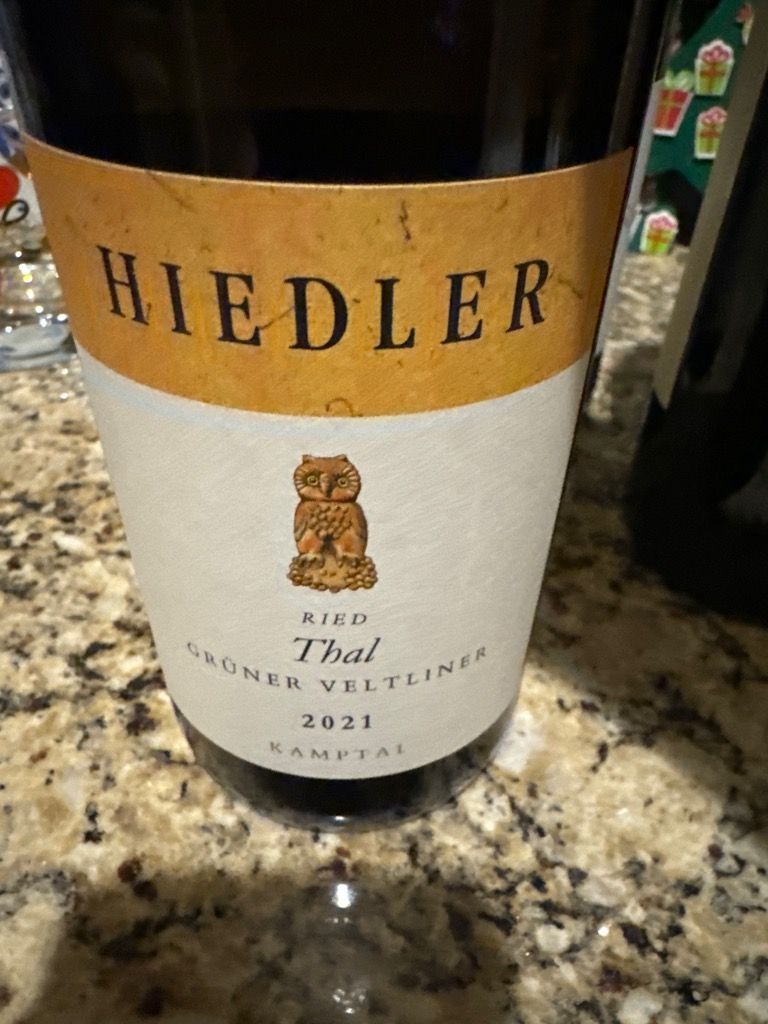 2021 Hiedler Grüner Veltliner Thal, Austria, Niederösterreich, Kamptal ...