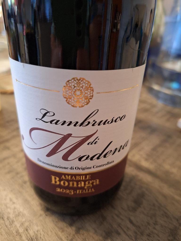 2023 Villa Bonaga Lambrusco di Modena Vino Frizzante Rosso Amabile ...