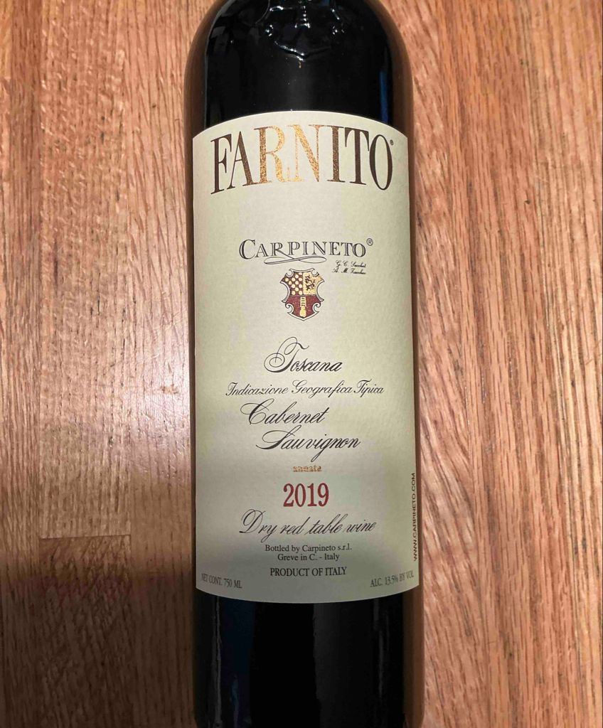 2019 Carpineto Cabernet Sauvignon Farnito Toscana IGT, Italy, Tuscany ...