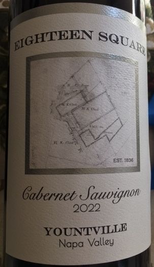 2022 DNA Vineyards Cabernet Sauvignon Eighteen Square, USA, California ...