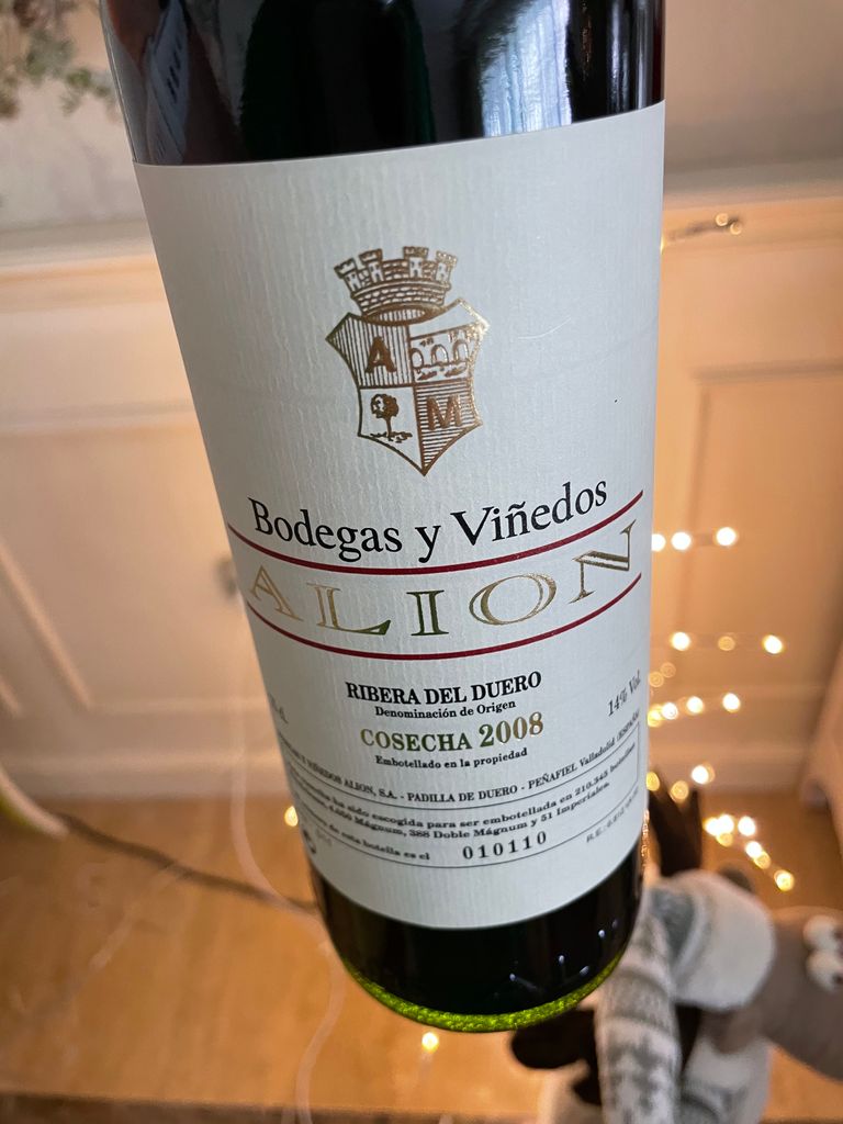 2008 Bodegas y Viñedos Alión Ribera del Duero, Spain, Castilla y León ...