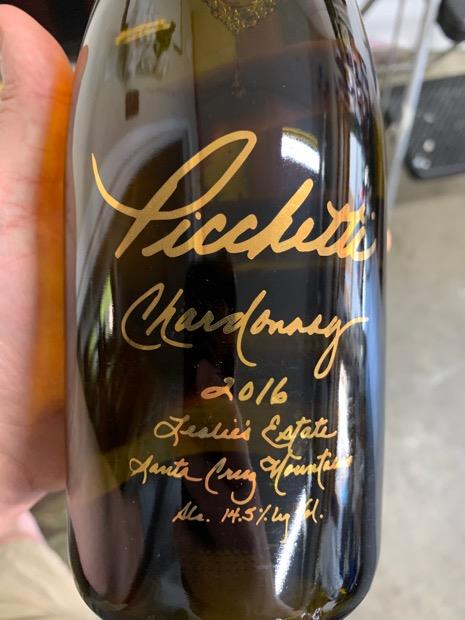 2016 Picchetti Winery Chardonnay Leslie's Estate, USA, California ...