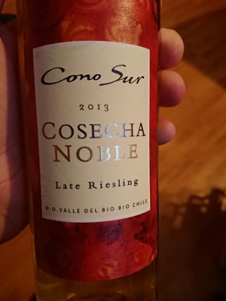 NV Viña Cono Sur Riesling Late Cosecha Noble, Chile, Bío-Bío Valley ...