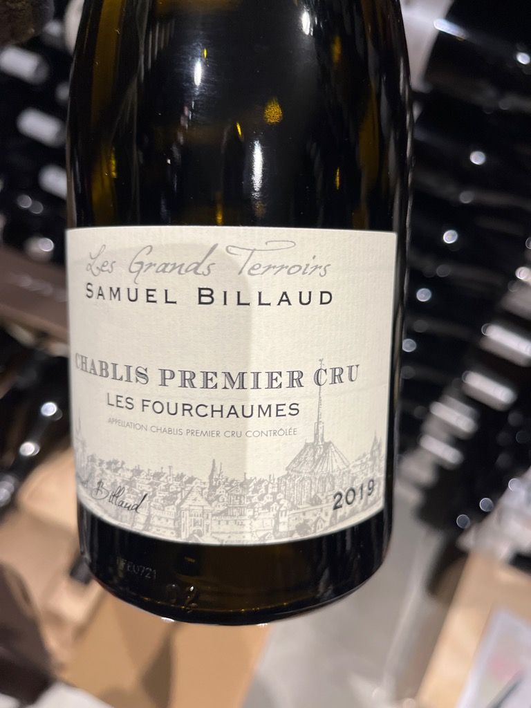 2019 Samuel Billaud Chablis 1er Cru Les Fourchaumes, France, Burgundy ...