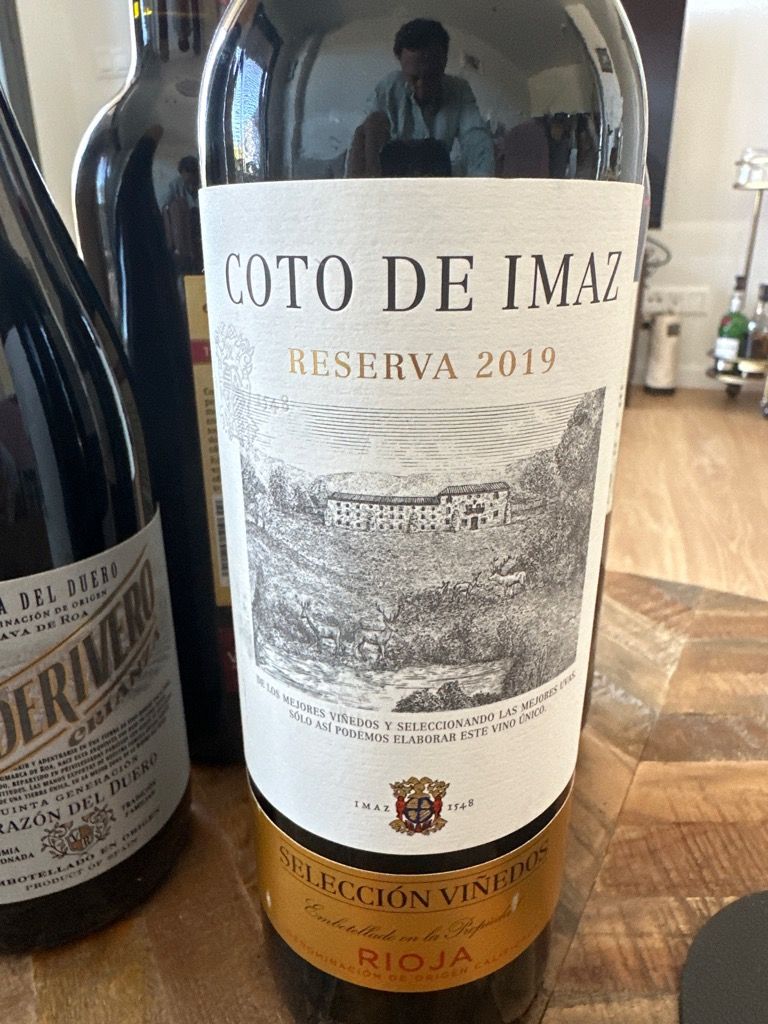 2019 Bodegas El Coto Rioja Coto de Imaz Reserva Selección Viñedos, Spain, La Rioja, Rioja ...