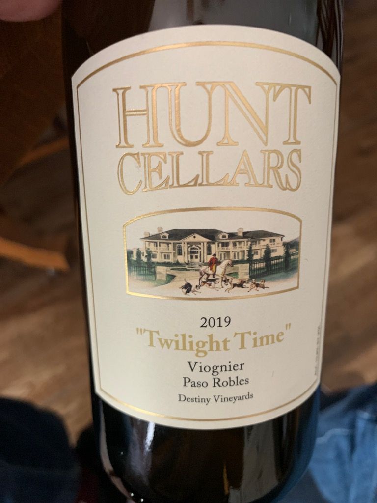 2019 Hunt Cellars Viognier Twilight Time Destiny Vineyards, USA ...
