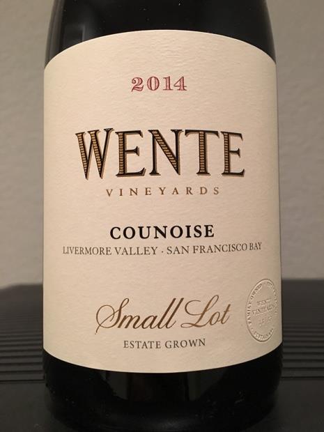 2014 Wente Vineyards Counoise Small Lot, USA, California, San Francisco ...